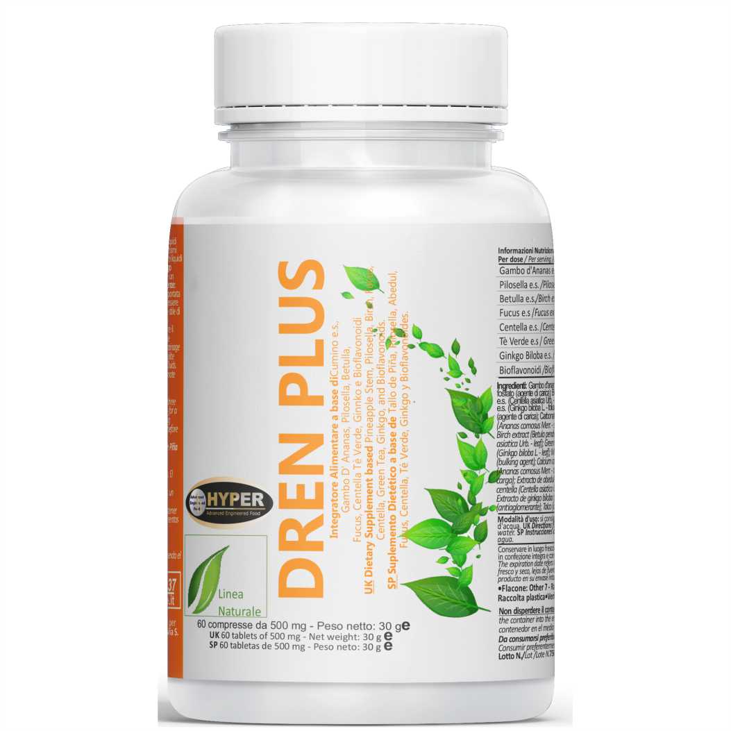 Dren Plus - Integratore Drenante - Minore Ritenzione Idrica – Il Tuo Integratore | Da oltre 30 ...
