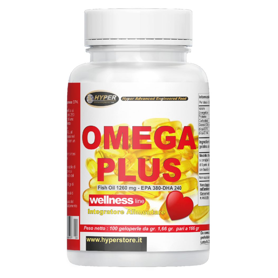 Omega Plus Integratore Omega 3 - EPA DHA - per Cuore, Mente e Occhi ...
