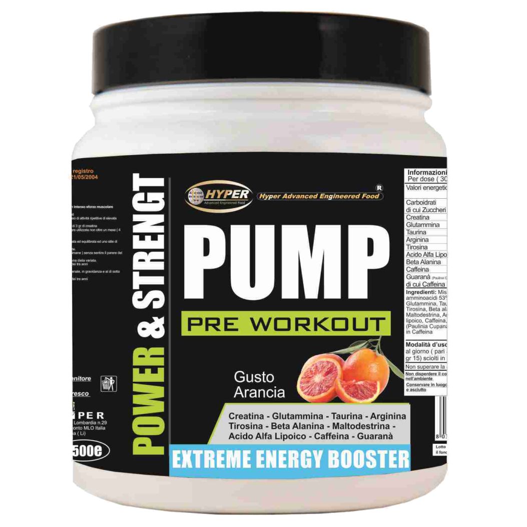 Power & Strength Pump - Integratore Pre Workout + Forza + Resistenza ...